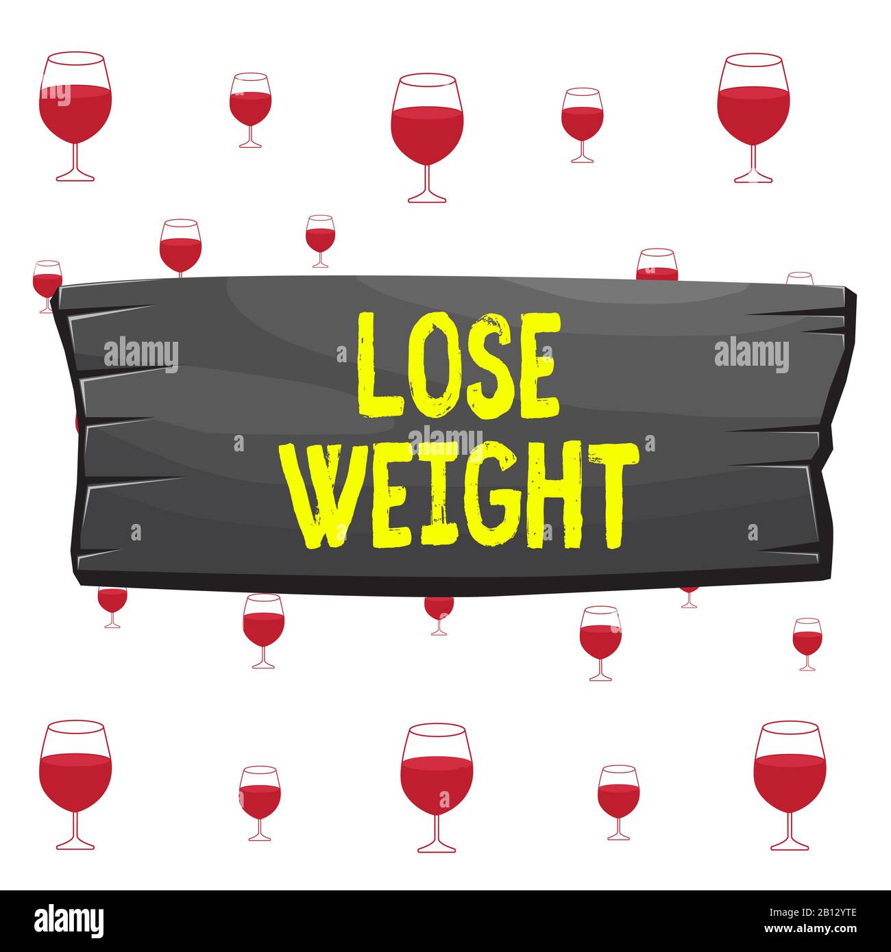 Text sign showing Lose Weight. Business photo showcasing the fact of a ...