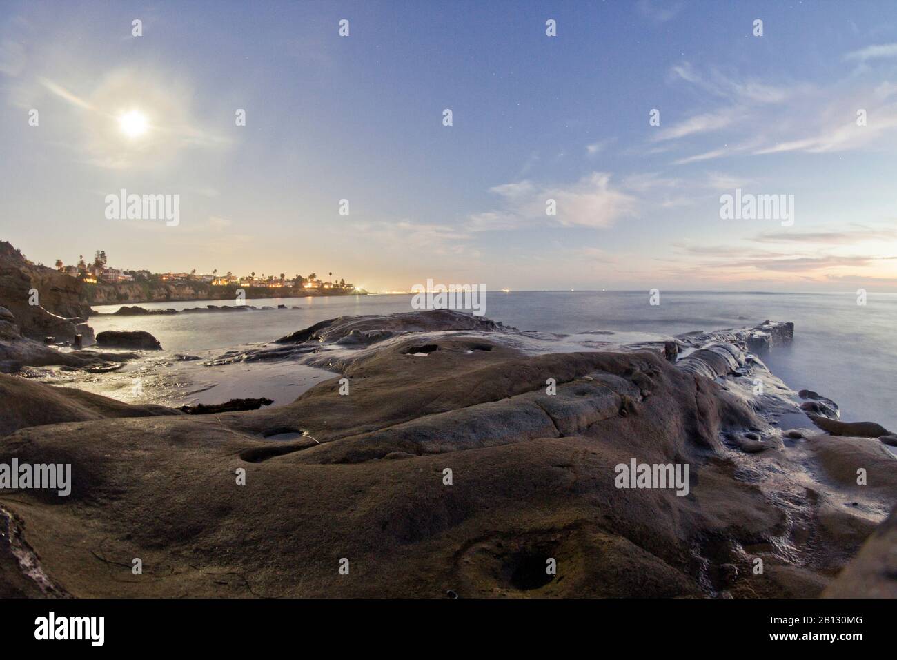 Sunset at Monterey Bay,California,USA Stock Photo - Alamy
