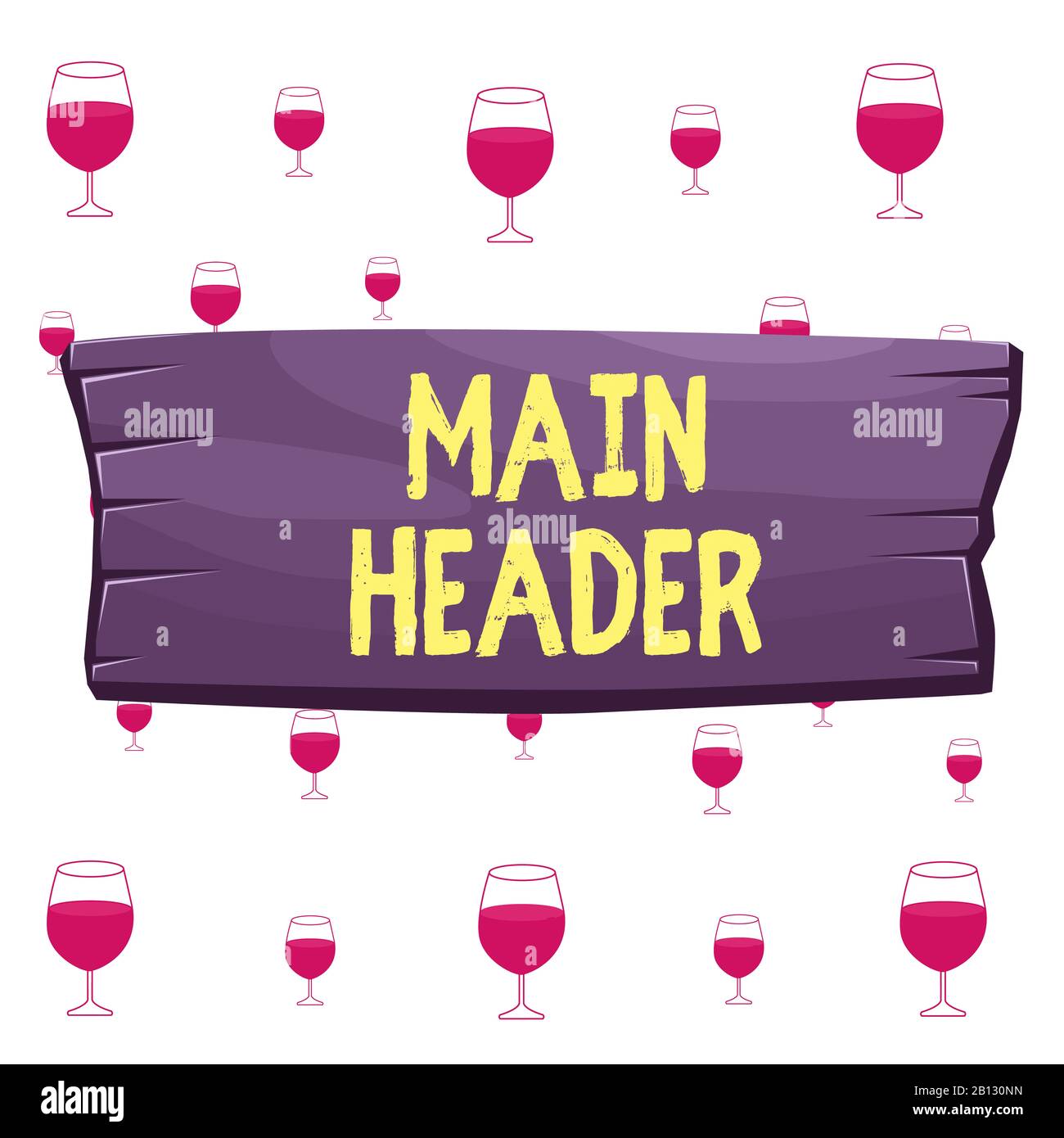 Text sign showing Main Header. Business photo showcasing used to ...