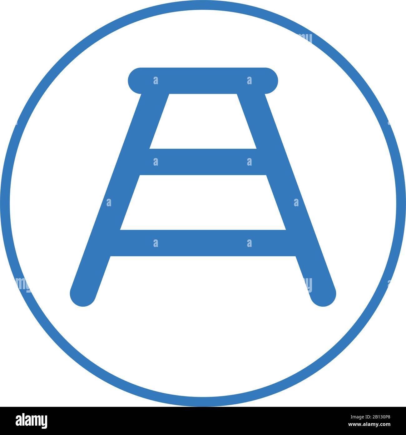 Pixel perfect Bench icon, Ladder, Construction element for commercial ...