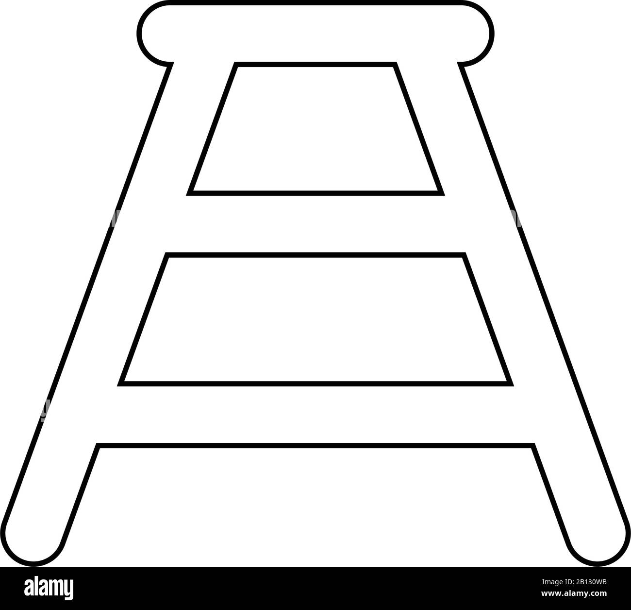 Pixel perfect Bench icon, Ladder, Construction element for commercial ...
