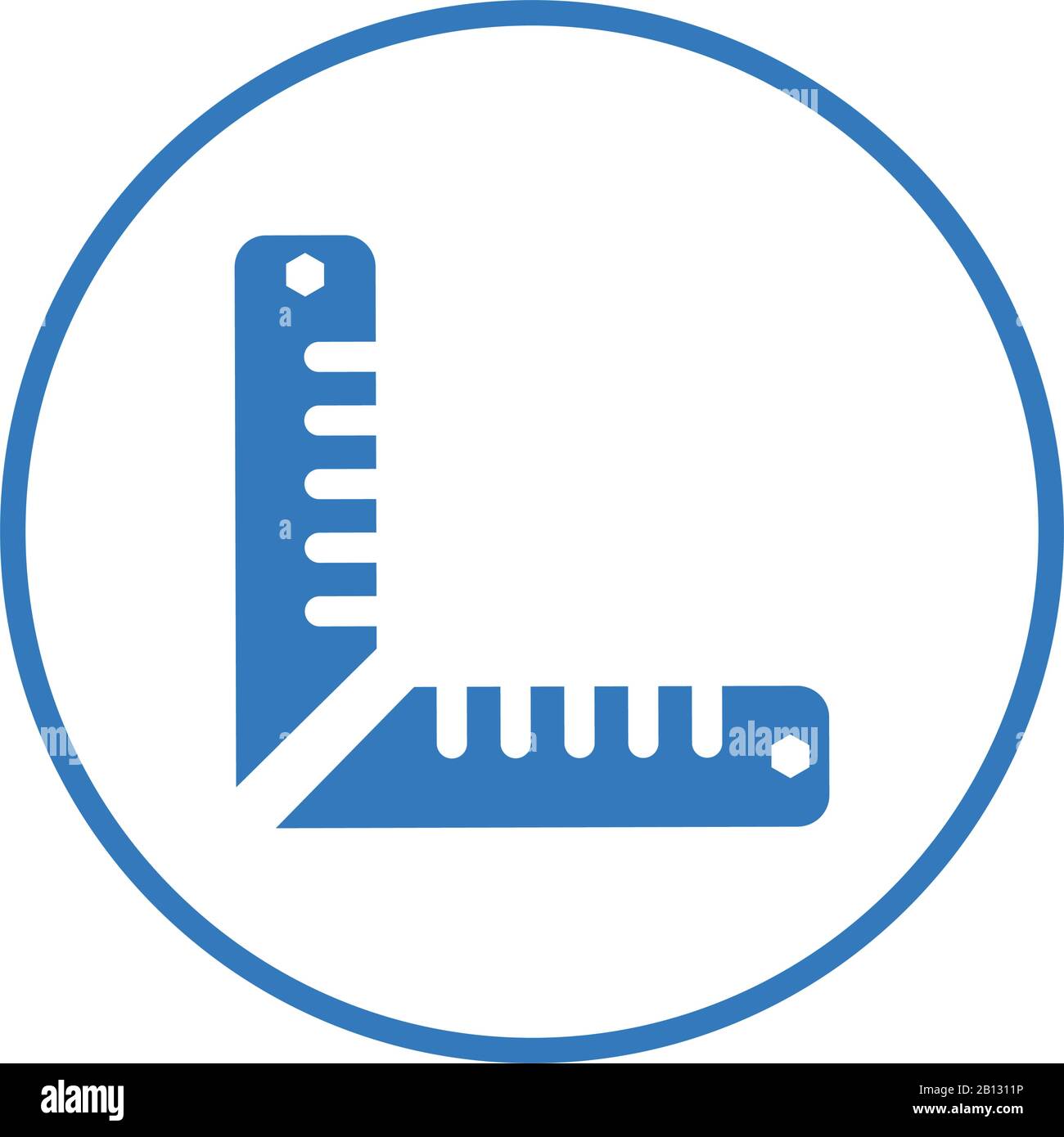 Pixel perfect Ruler icon, size measurement for commercial, print media ...