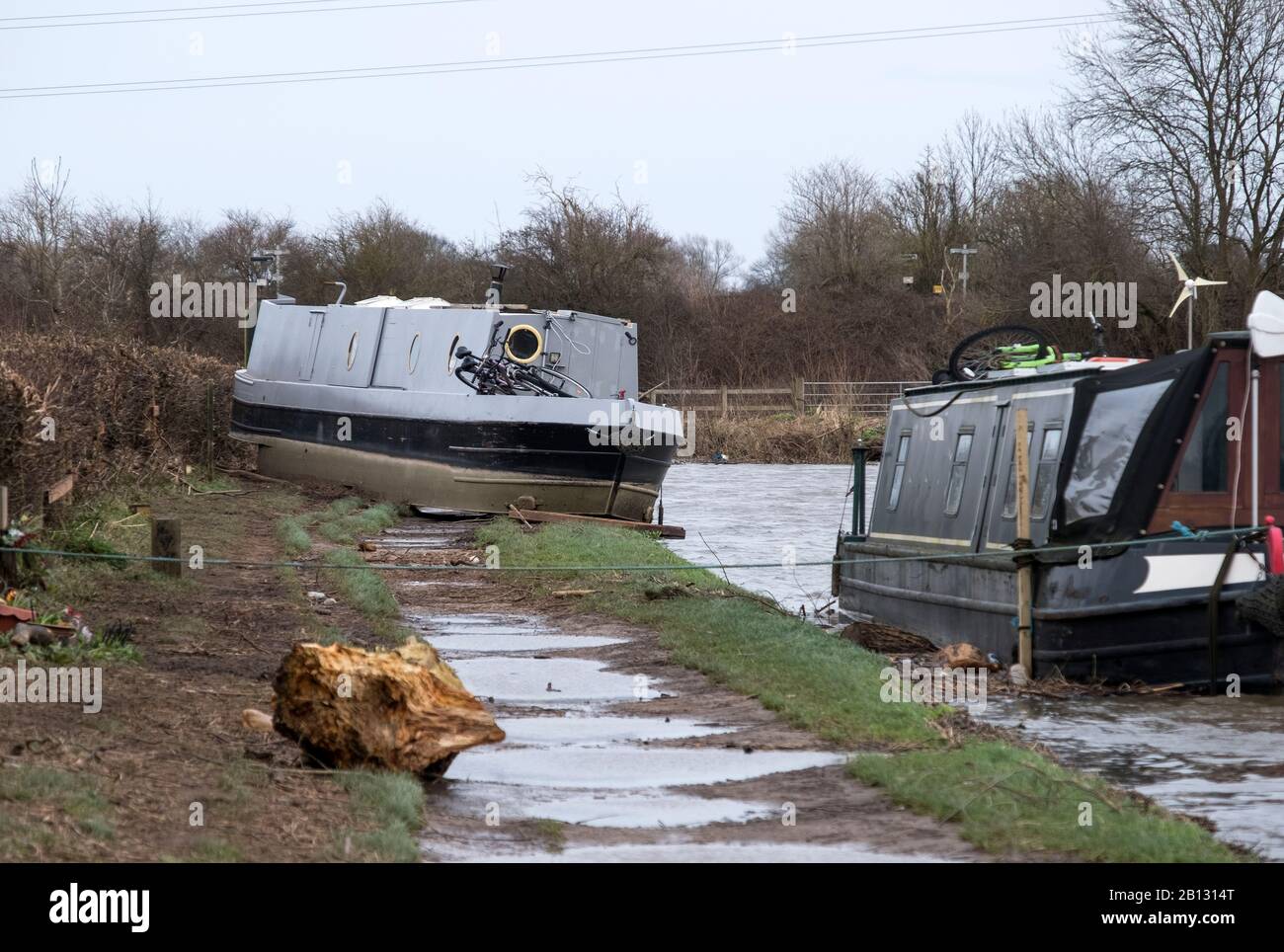 In the aftermath of storm dennis hi-res stock photography and images ...