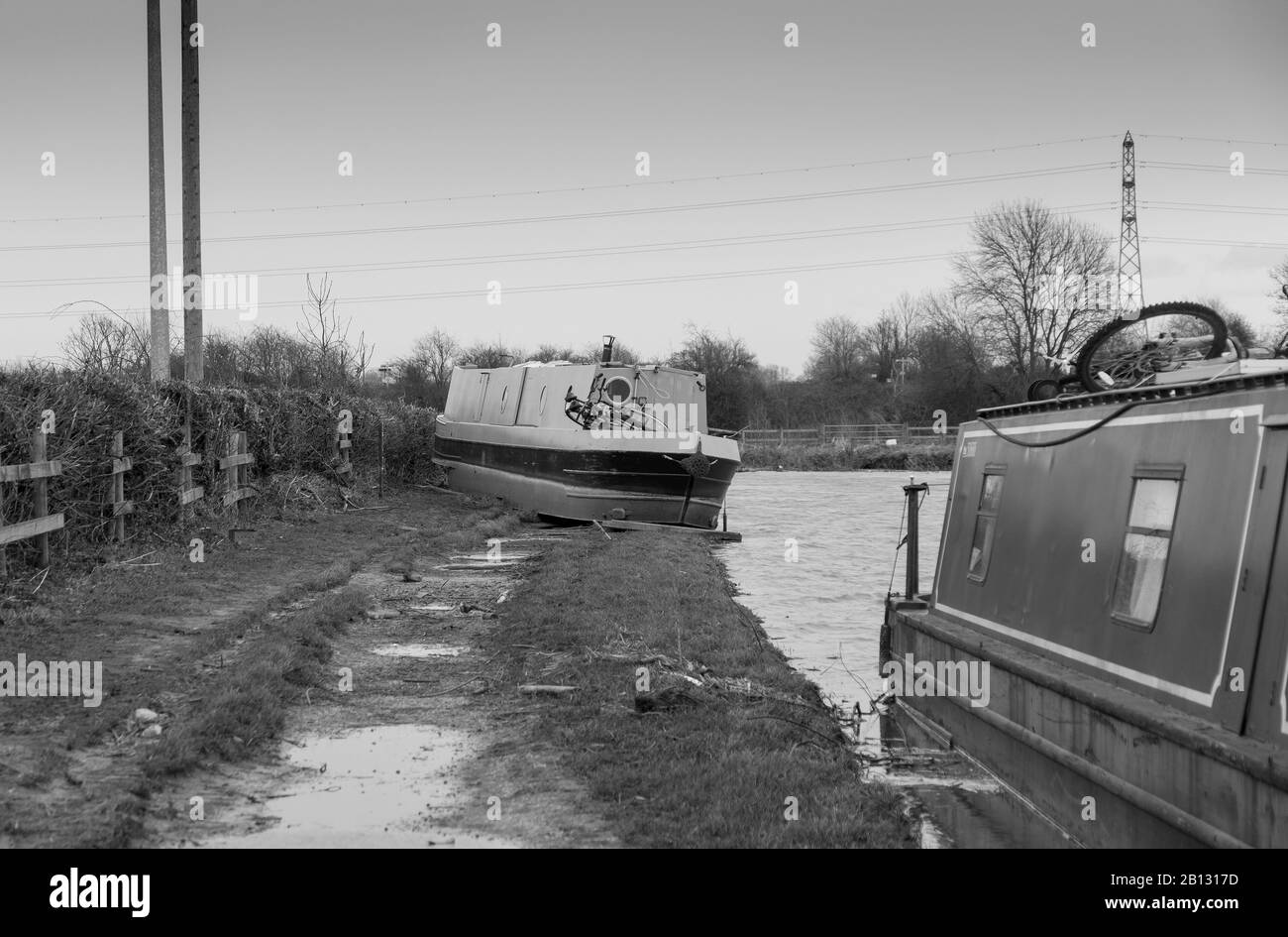 Long eaton canal Black and White Stock Photos & Images - Alamy