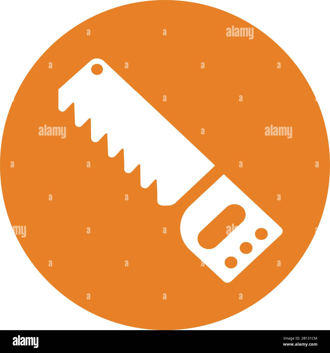 Saw icon, wood cutter tool Stock Vector Image & Art - Alamy