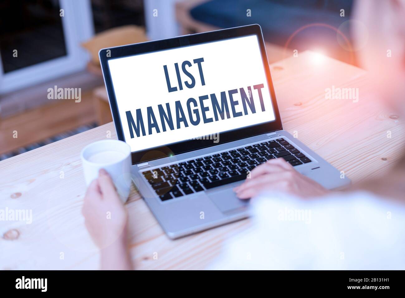 Conceptual hand writing showing List Management. Concept meaning ...