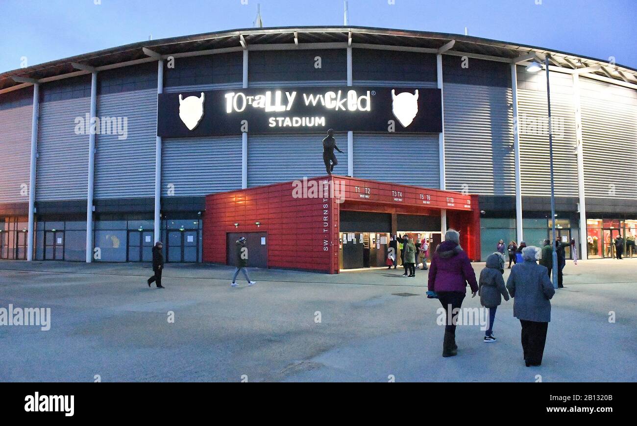 A general view of The Totally Wicked Stadium, home of St Helens before ...