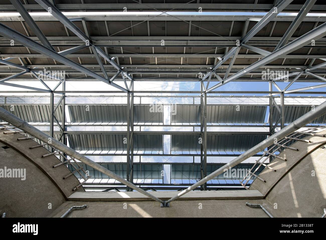 Solar energy system on the roof of Energy Bunker,IBA,International ...