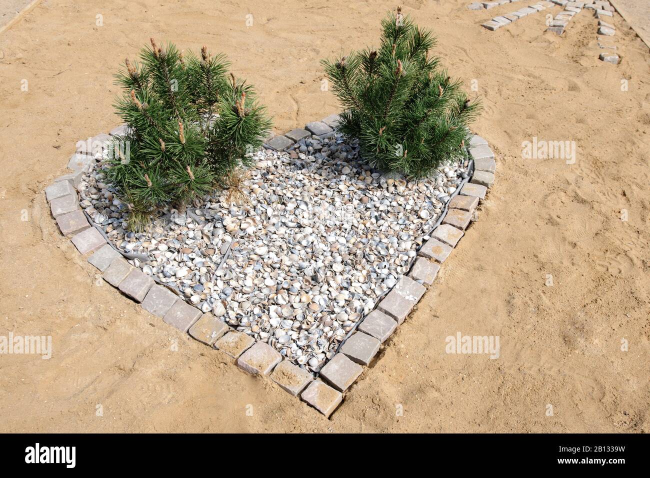 Heart made of paving stones hi-res stock photography and images - Alamy