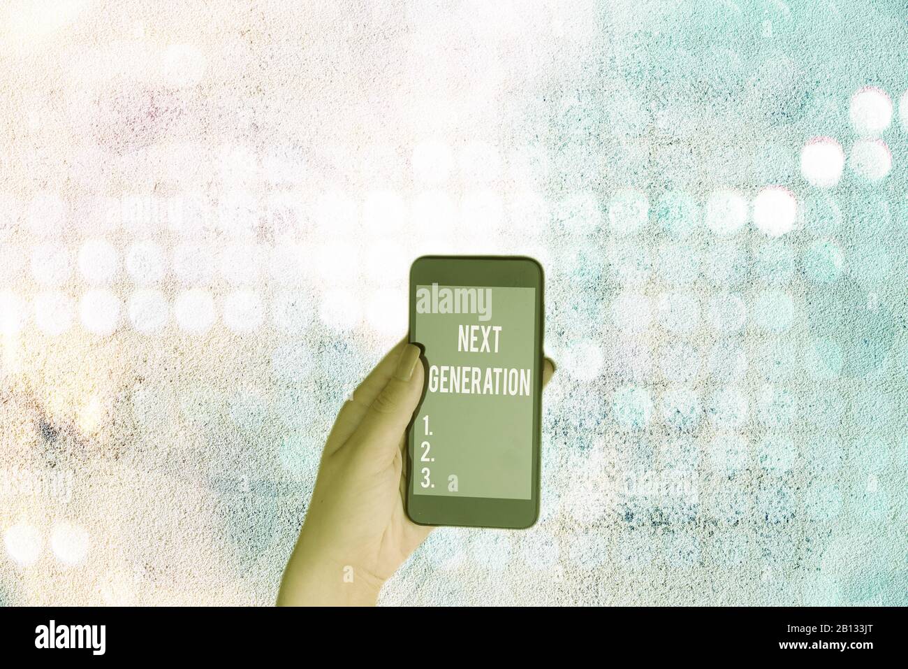 Conceptual hand writing showing Next Generation. Concept meaning ...