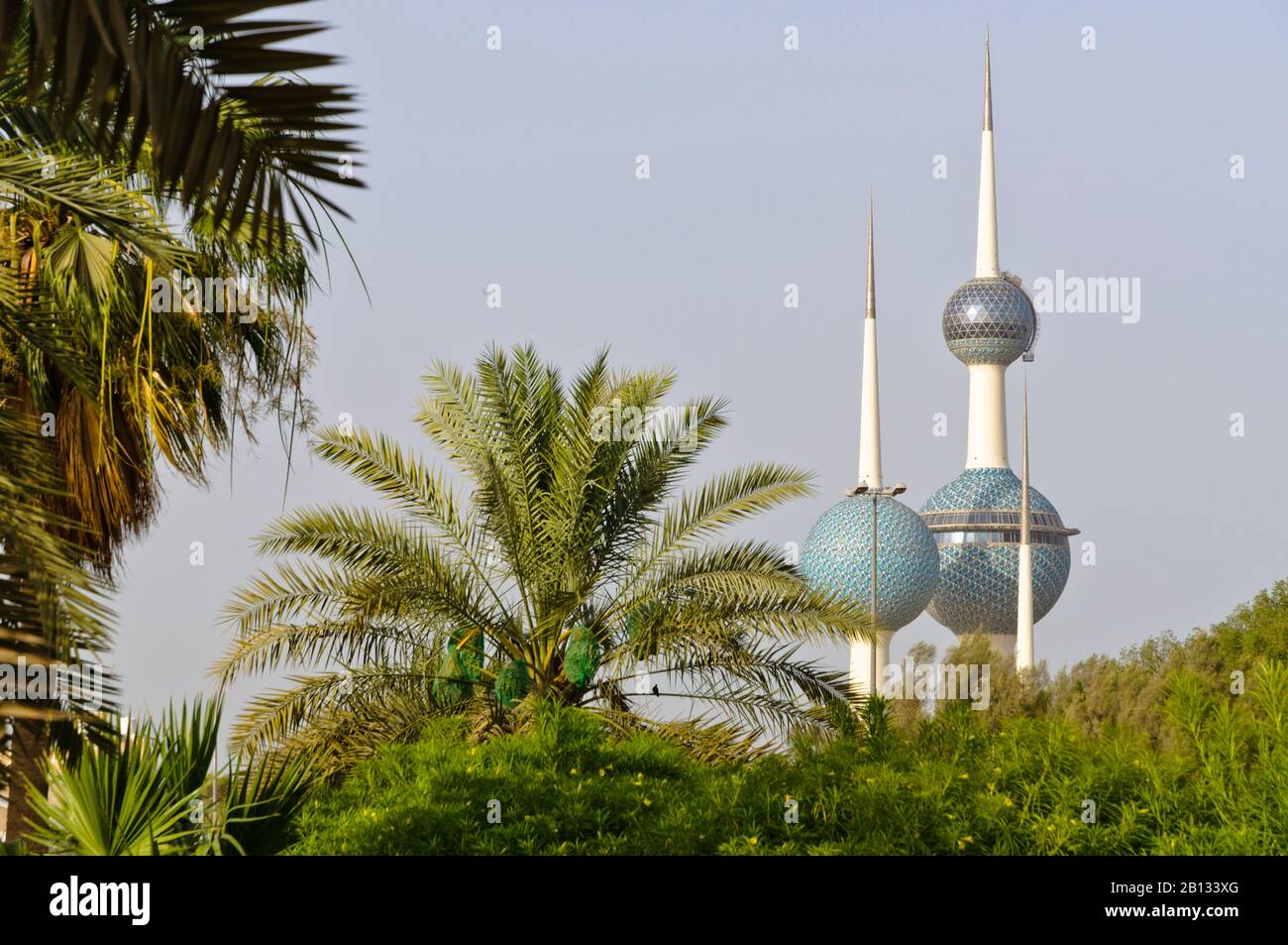 Kuwait Towers,Kuwait City,Arabian Peninsula,Western Asia Stock Photo ...