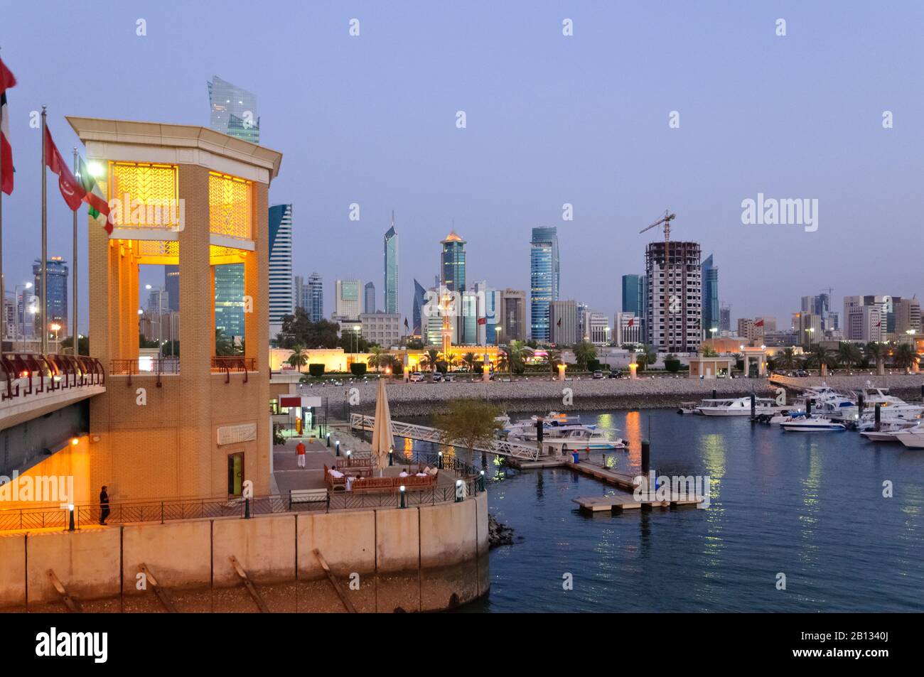 Sultan shopping center with marina,Kuwait,Arabian Peninsula,West Asia ...