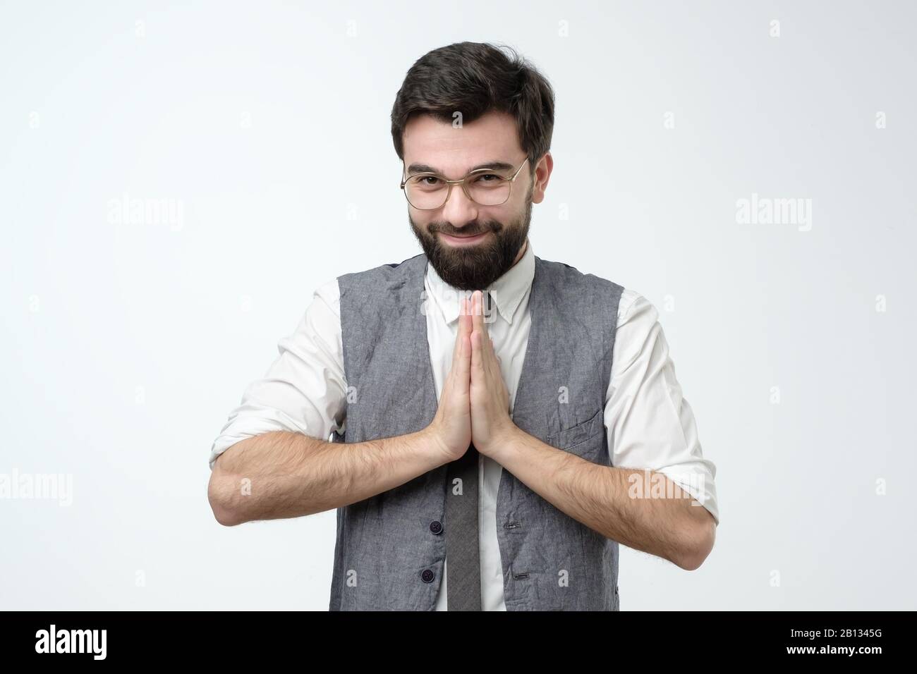 Namaste salute hi-res stock photography and images - Alamy