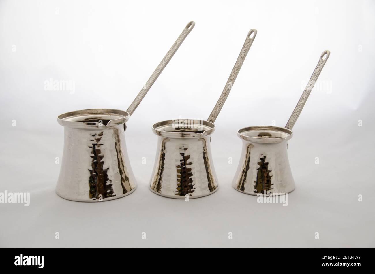 Turkish Coffee Pot Set Stock Photo - Alamy