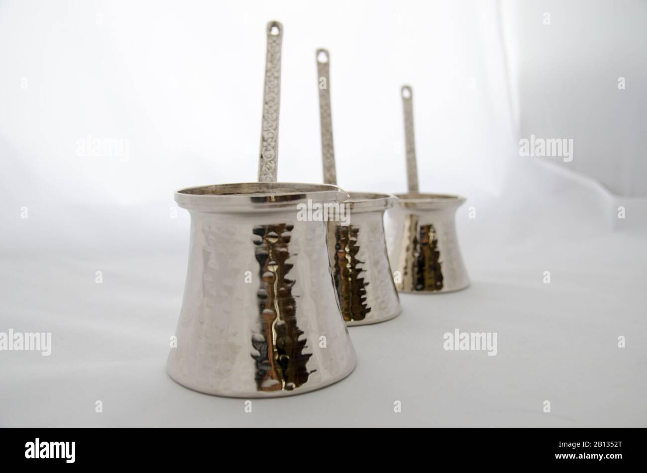 Turkish Coffee Pot Set Stock Photo - Alamy