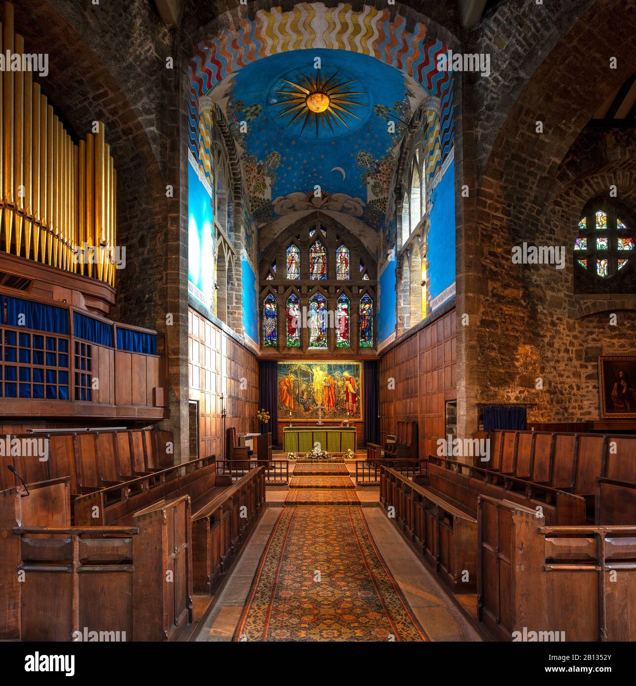 Internal view of St Andrew's Church, Sunderland, Tyne and Wear, England ...