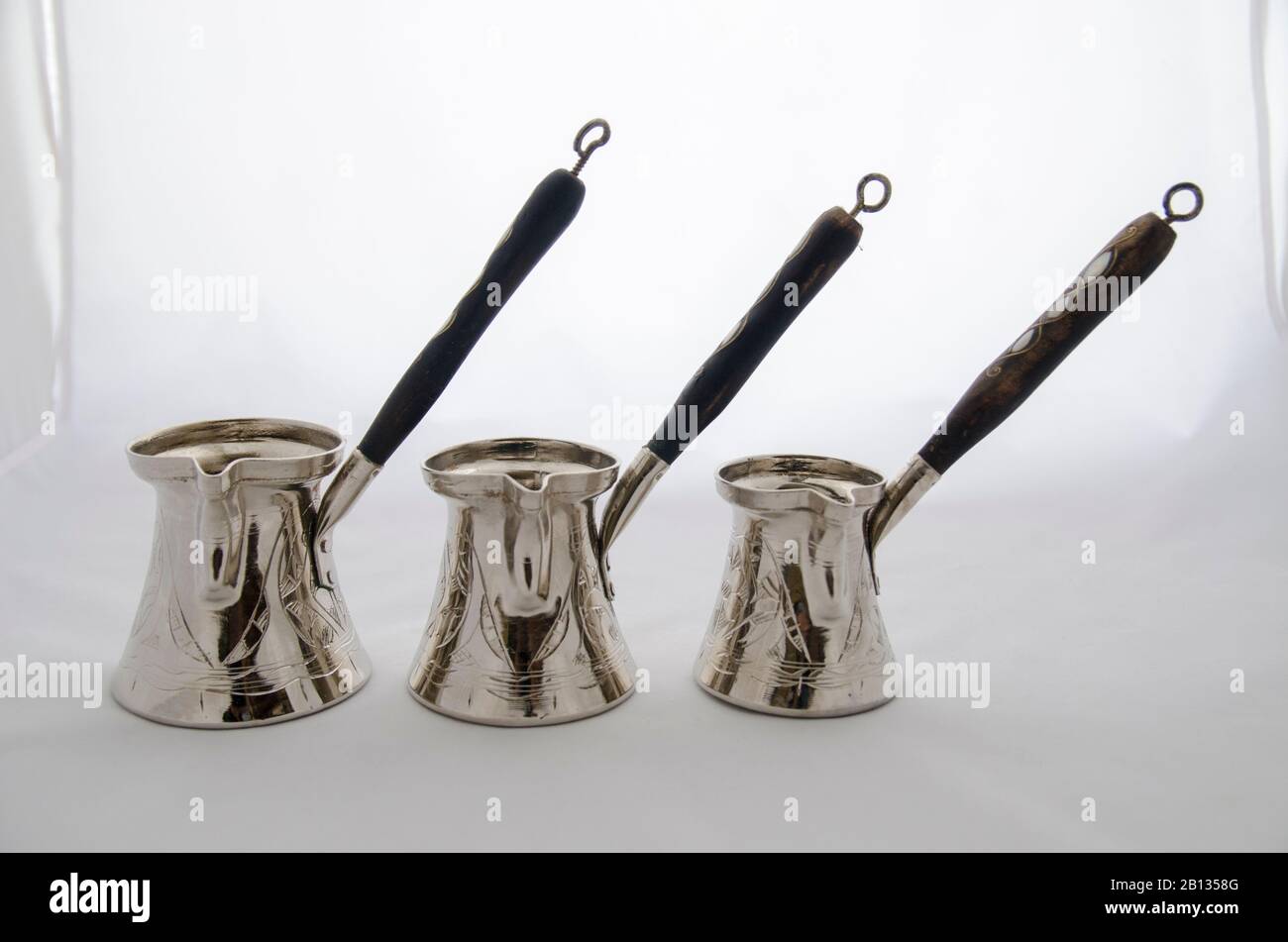 Turkish Coffee Pot Set Stock Photo - Alamy