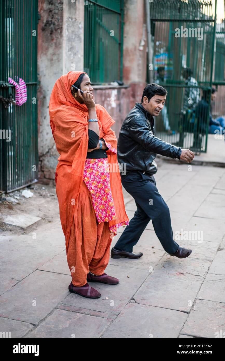 Street scene, New Delhi, India, Asia Stock Photo - Alamy