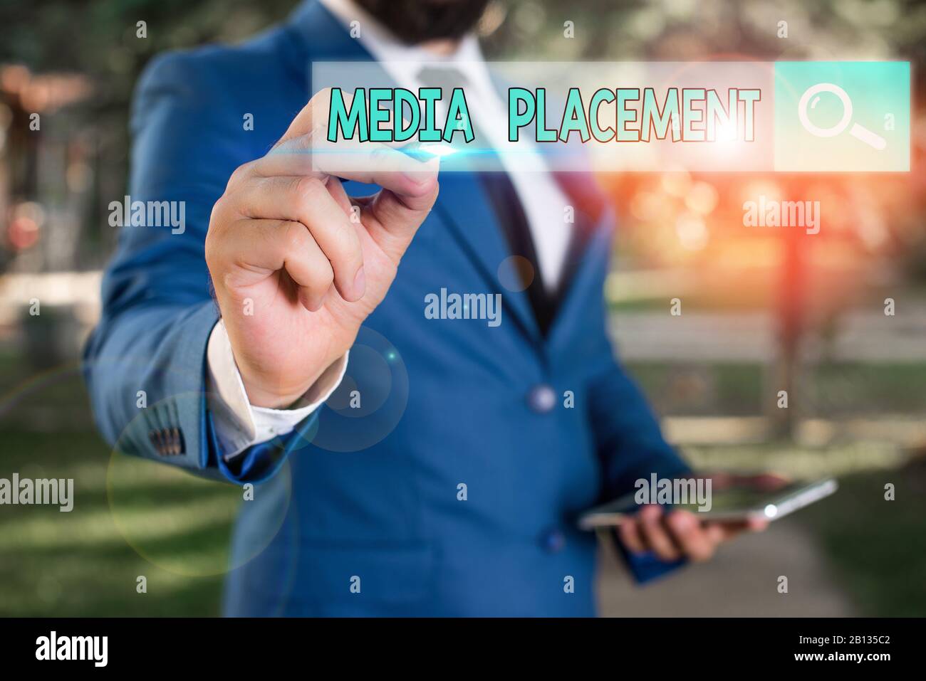 Word writing text Media Placement. Business photo showcasing the method ...