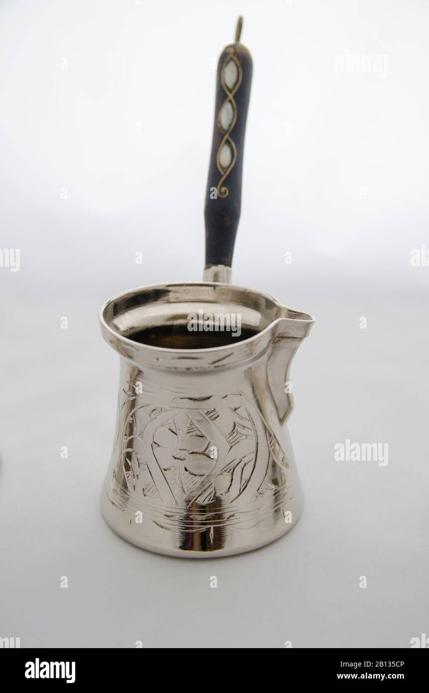 Turkish Coffee Pot Stock Photo - Alamy