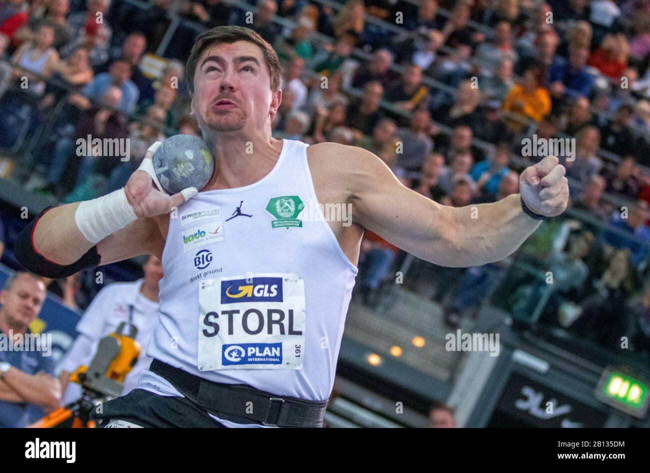 Leipzig, Germany. 22nd Feb, 2020. Athletics/hall: German championship ...