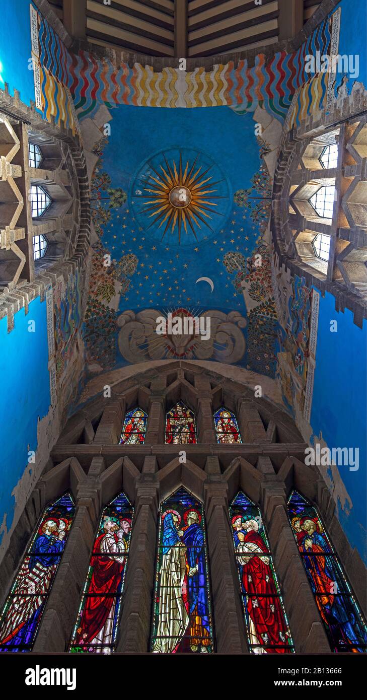 Internal view of St Andrew's Church, Sunderland, Tyne and Wear, England ...