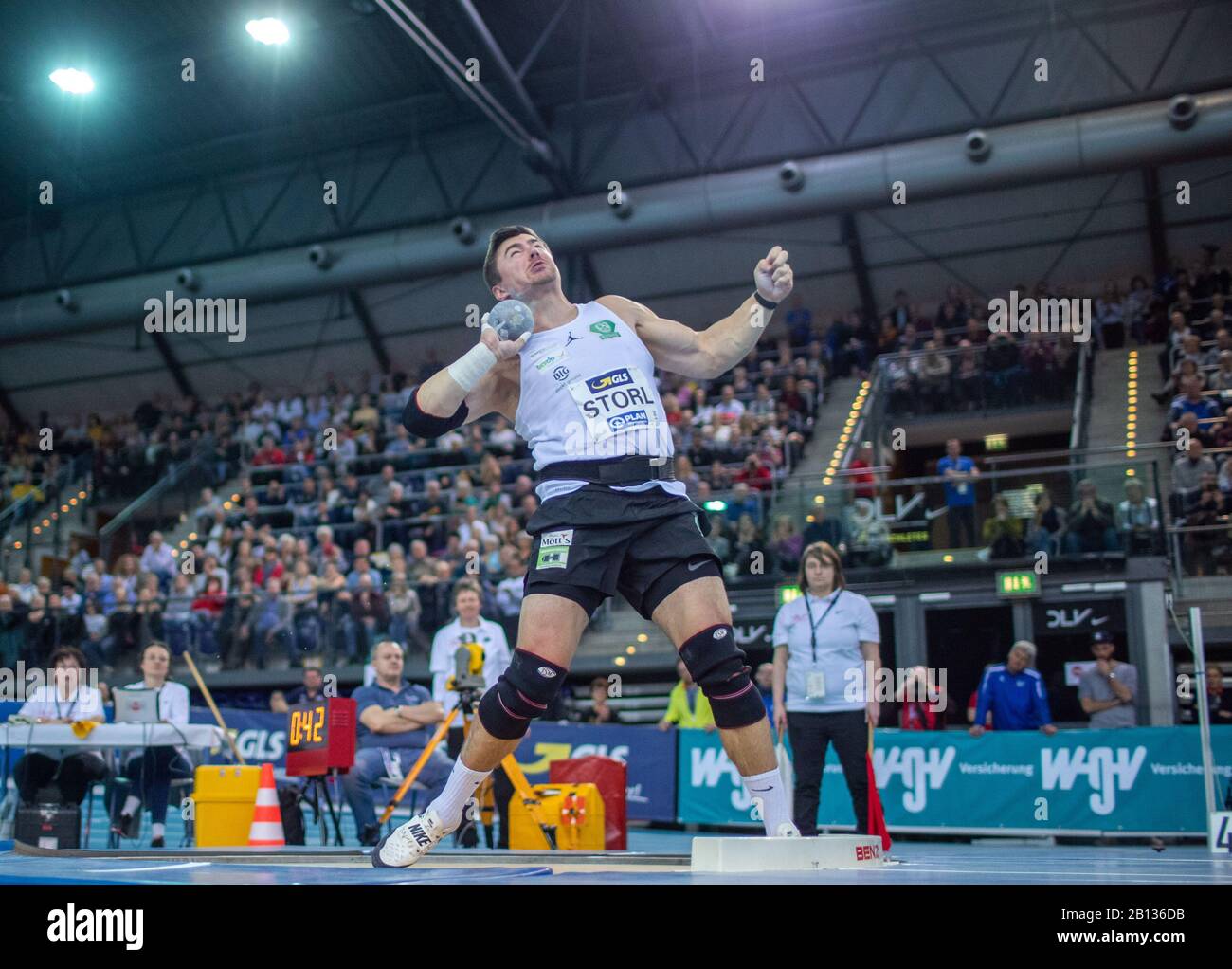 Leipzig, Germany. 22nd Feb, 2020. Athletics/hall: German championship ...