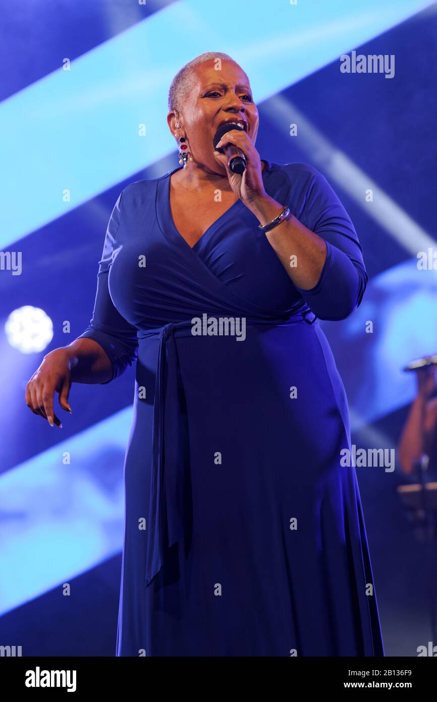 Quebec,Canada. Canadian singer and actress Kim Richardson performs on ...