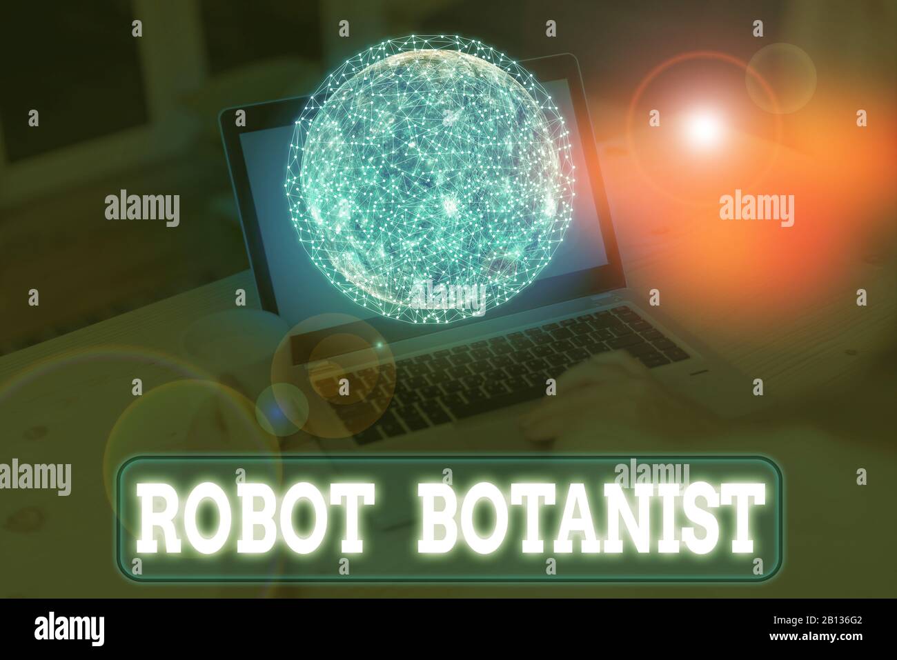 Writing note showing Robot Botanist. Business concept for Methods for ...