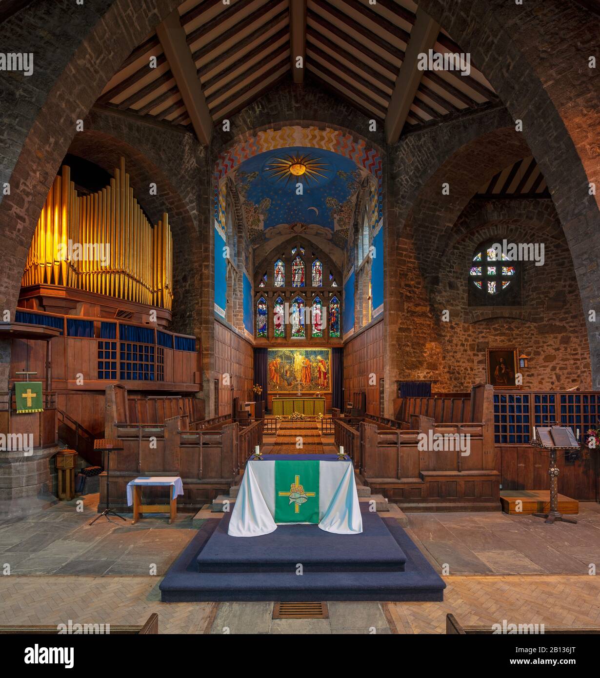 Internal view of St Andrew's Church, Sunderland, Tyne and Wear, England ...