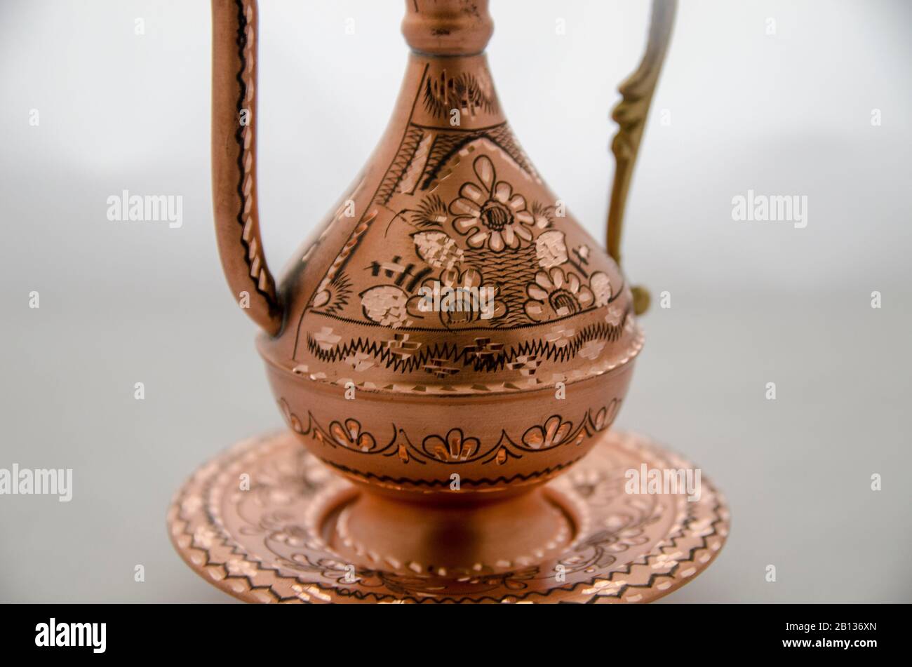 Handmade Copper Pitcher Stock Photo - Alamy