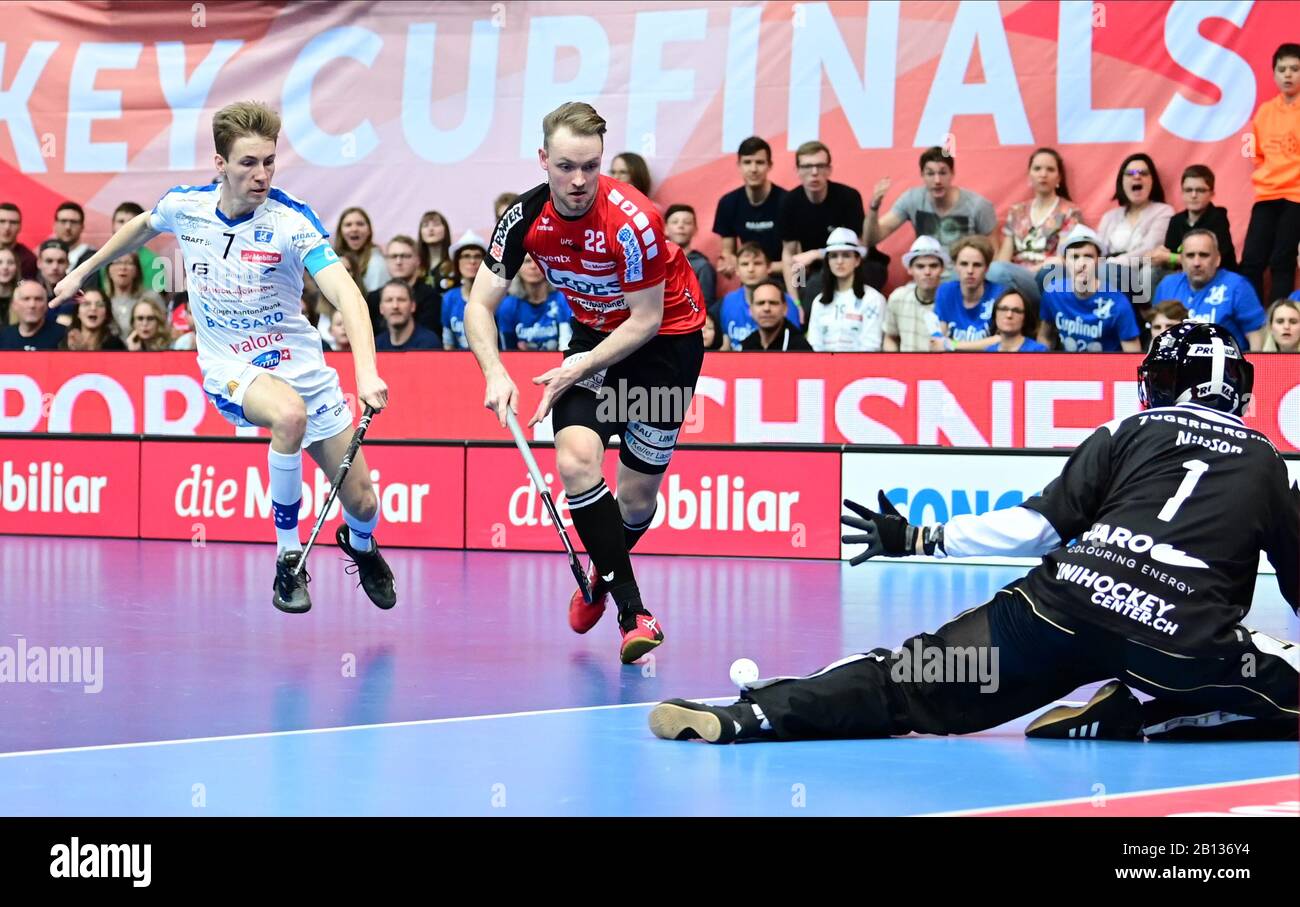 Bern, Switzerland. 22nd Feb, 2020. 22.02.2020, Bern, Sports Hall ...