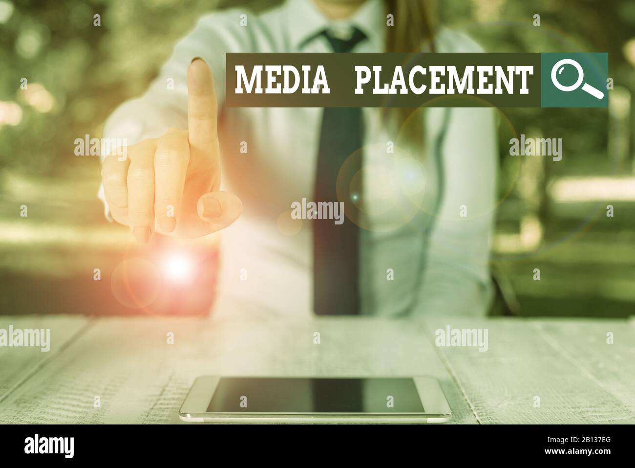 Word writing text Media Placement. Business photo showcasing the method ...