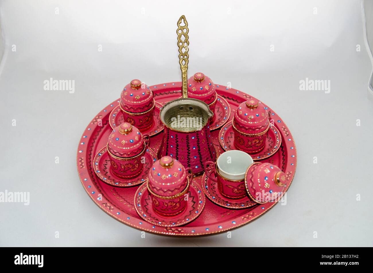Turkish Coffee Set Stock Photo - Alamy