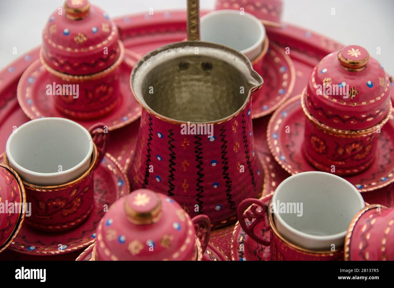 Turkish Coffee Set Stock Photo - Alamy