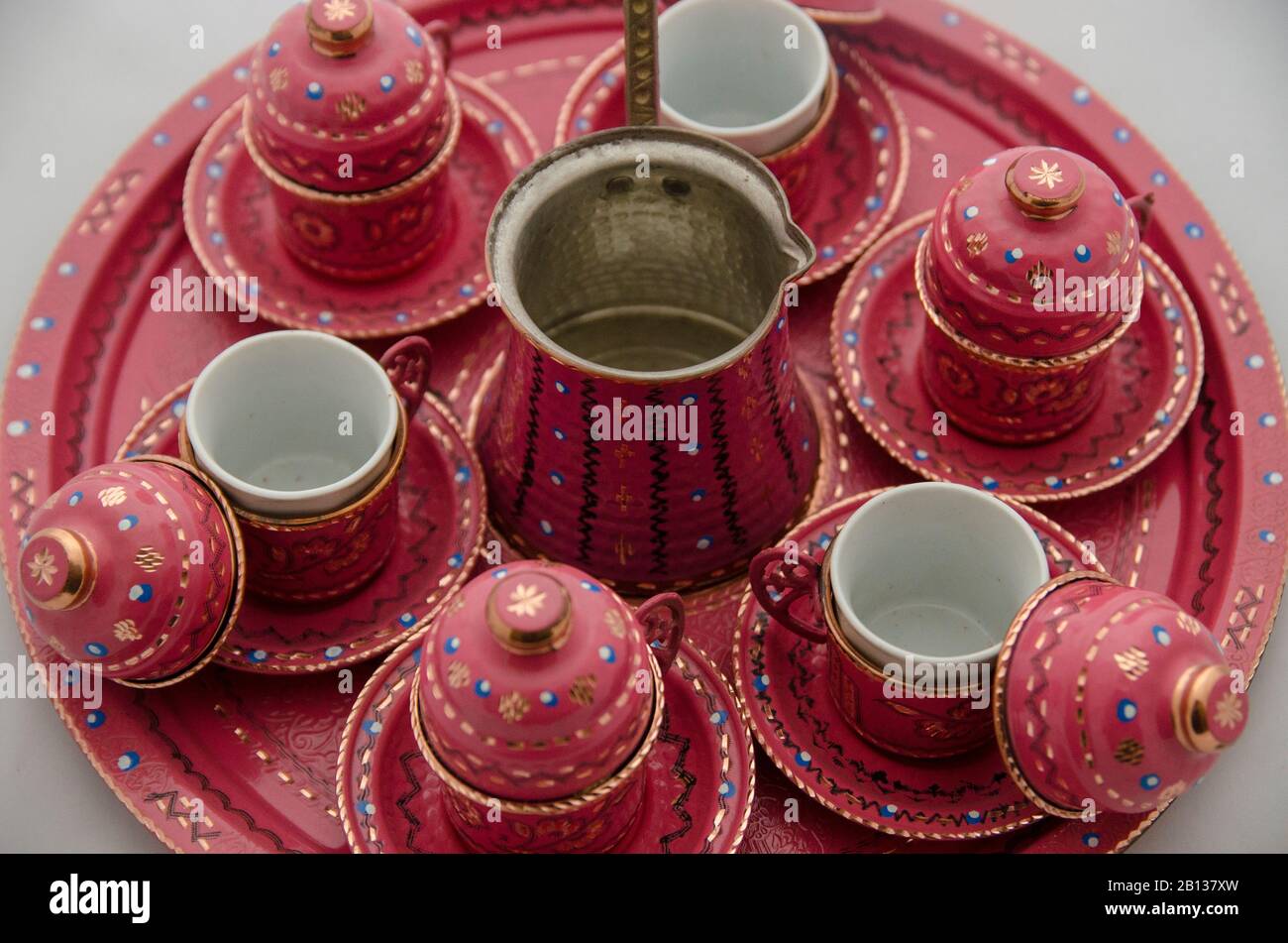 Turkish Coffee Set Stock Photo - Alamy