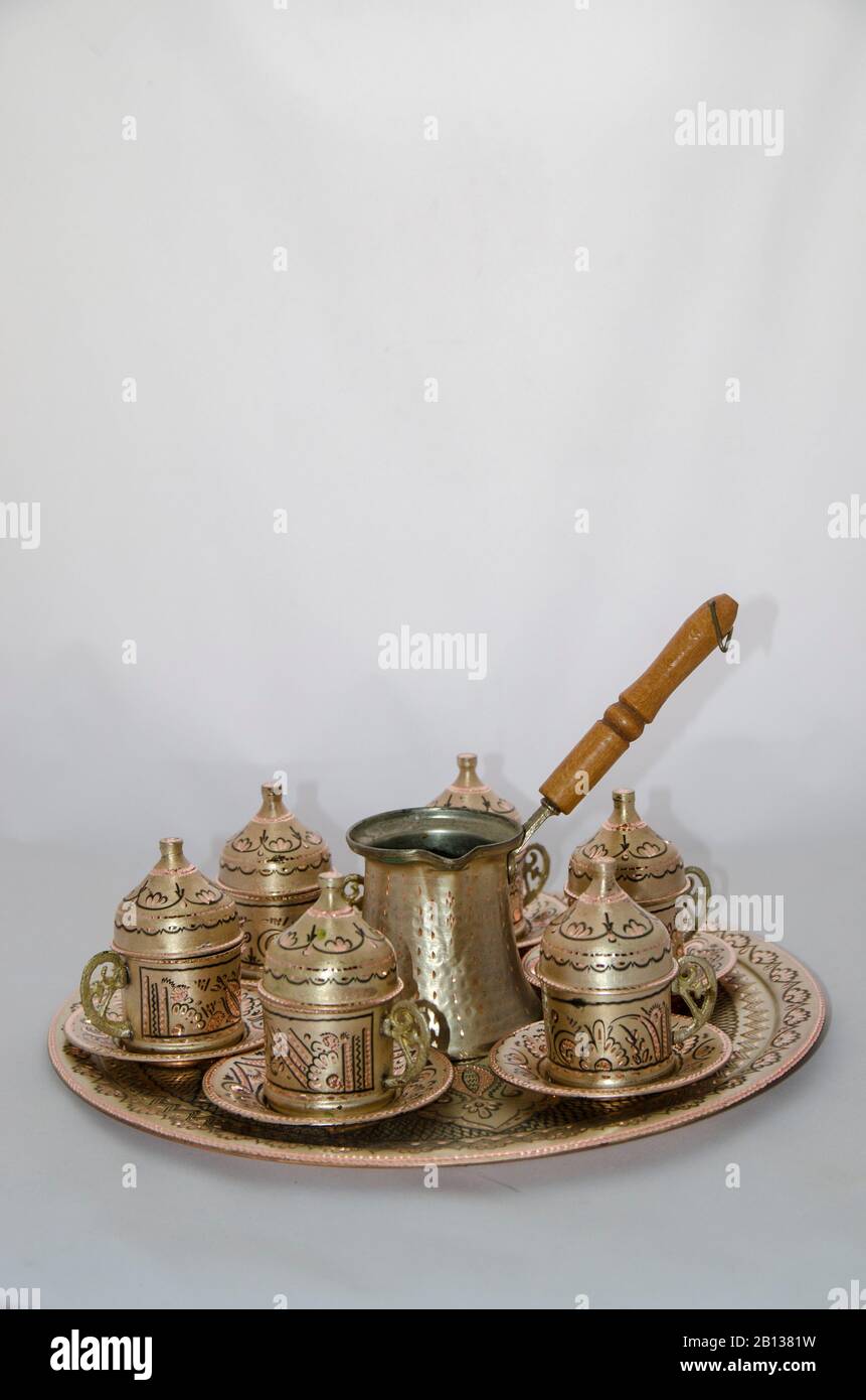 Turkish Coffee Set Stock Photo - Alamy