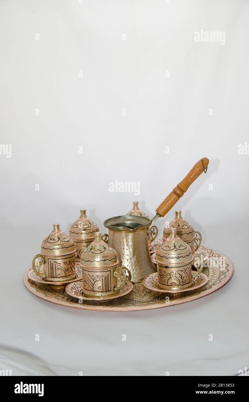 Turkish Coffee Set Stock Photo - Alamy