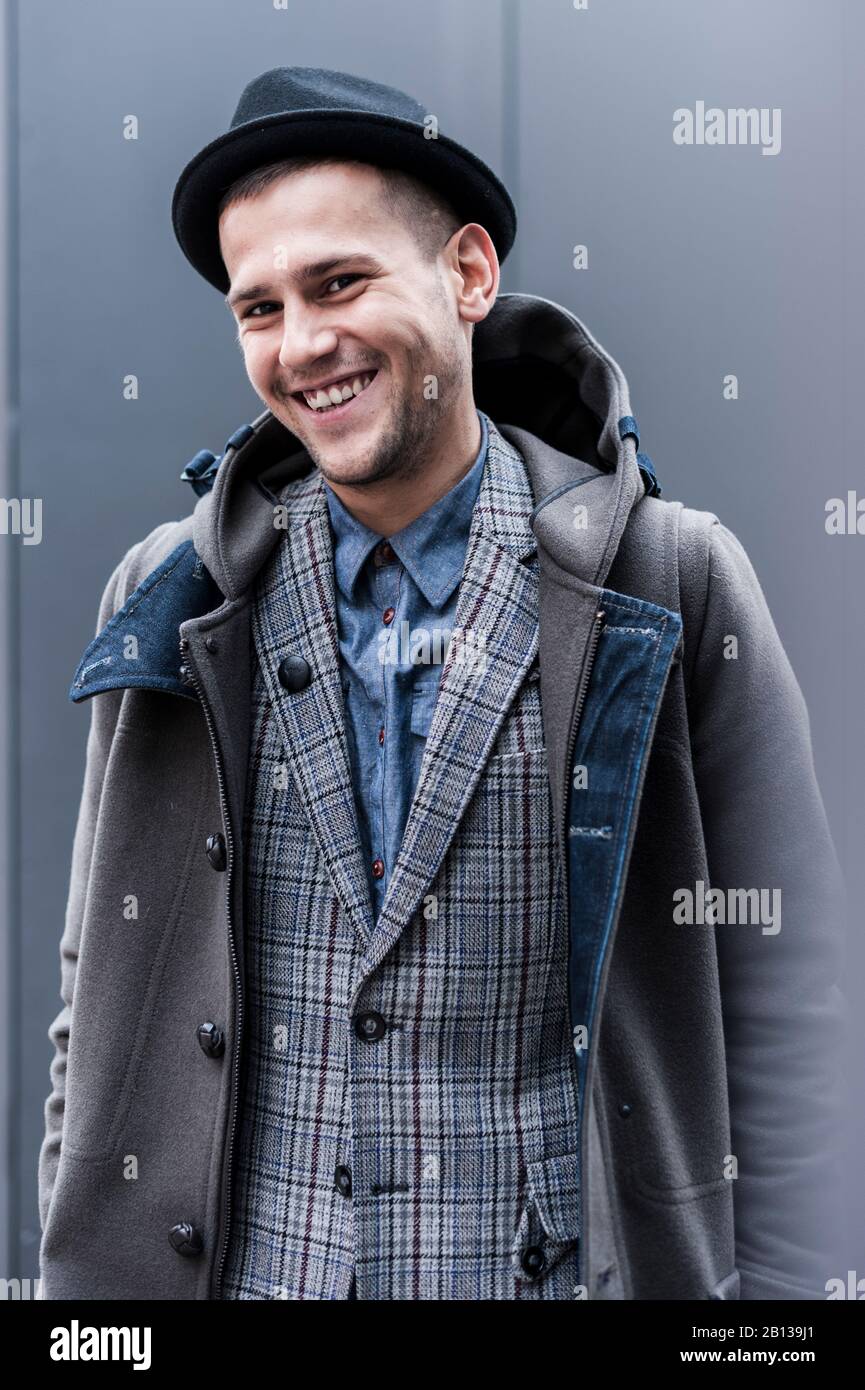 Man Overcoat Hat High Resolution Stock Photography and Images - Alamy