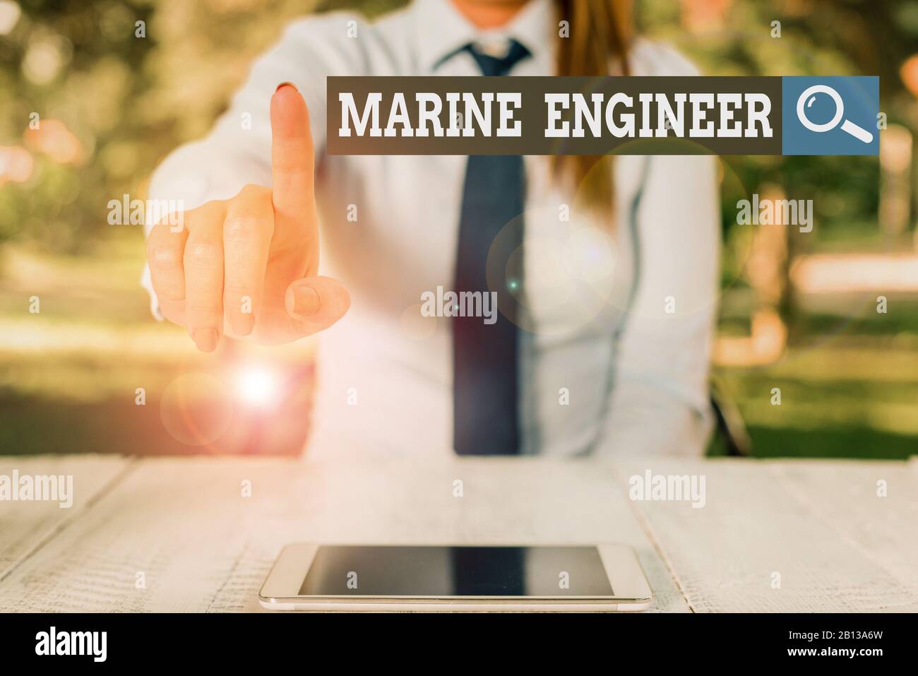 Word writing text Marine Engineer. Business photo showcasing incharge ...