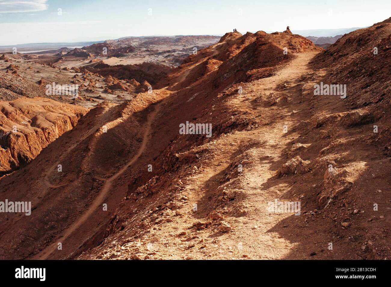 Extreme terrain of the Moon valley in Atacama desert at San Pedro de ...