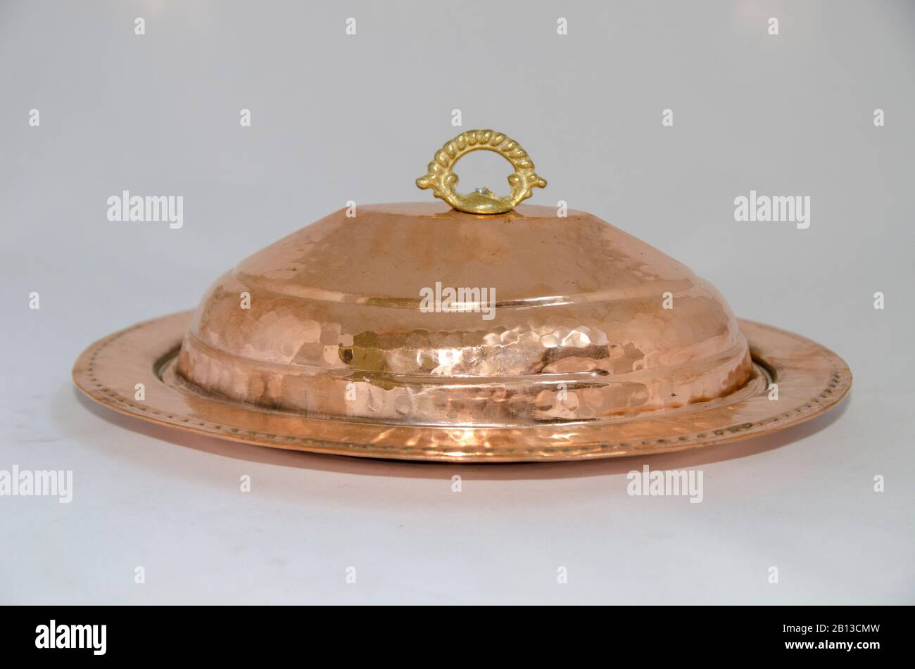 Copper Dinner Plate Stock Photo - Alamy