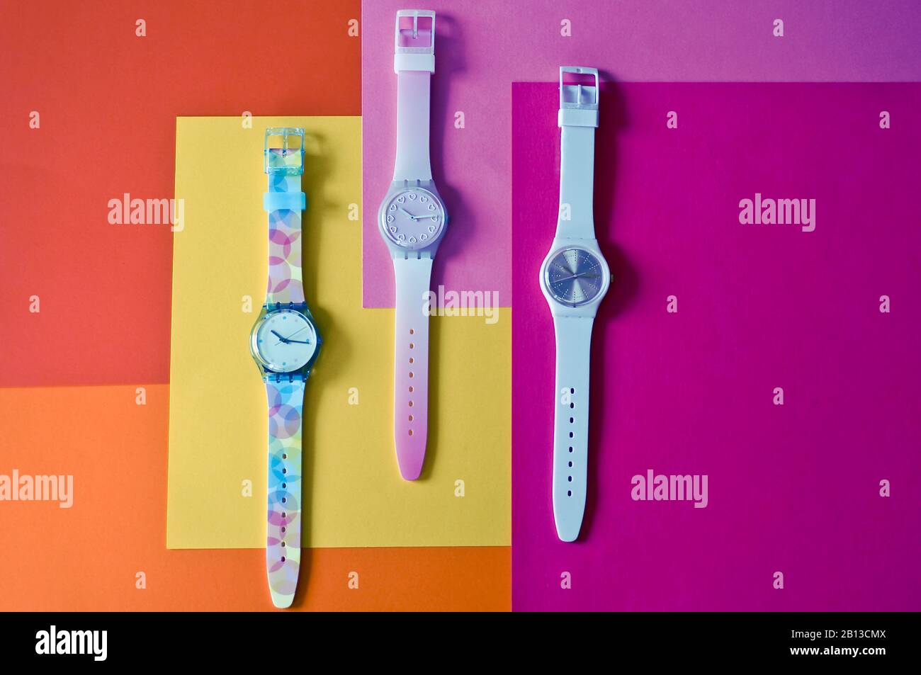 Colorful watch strap hi-res stock photography and images - Alamy