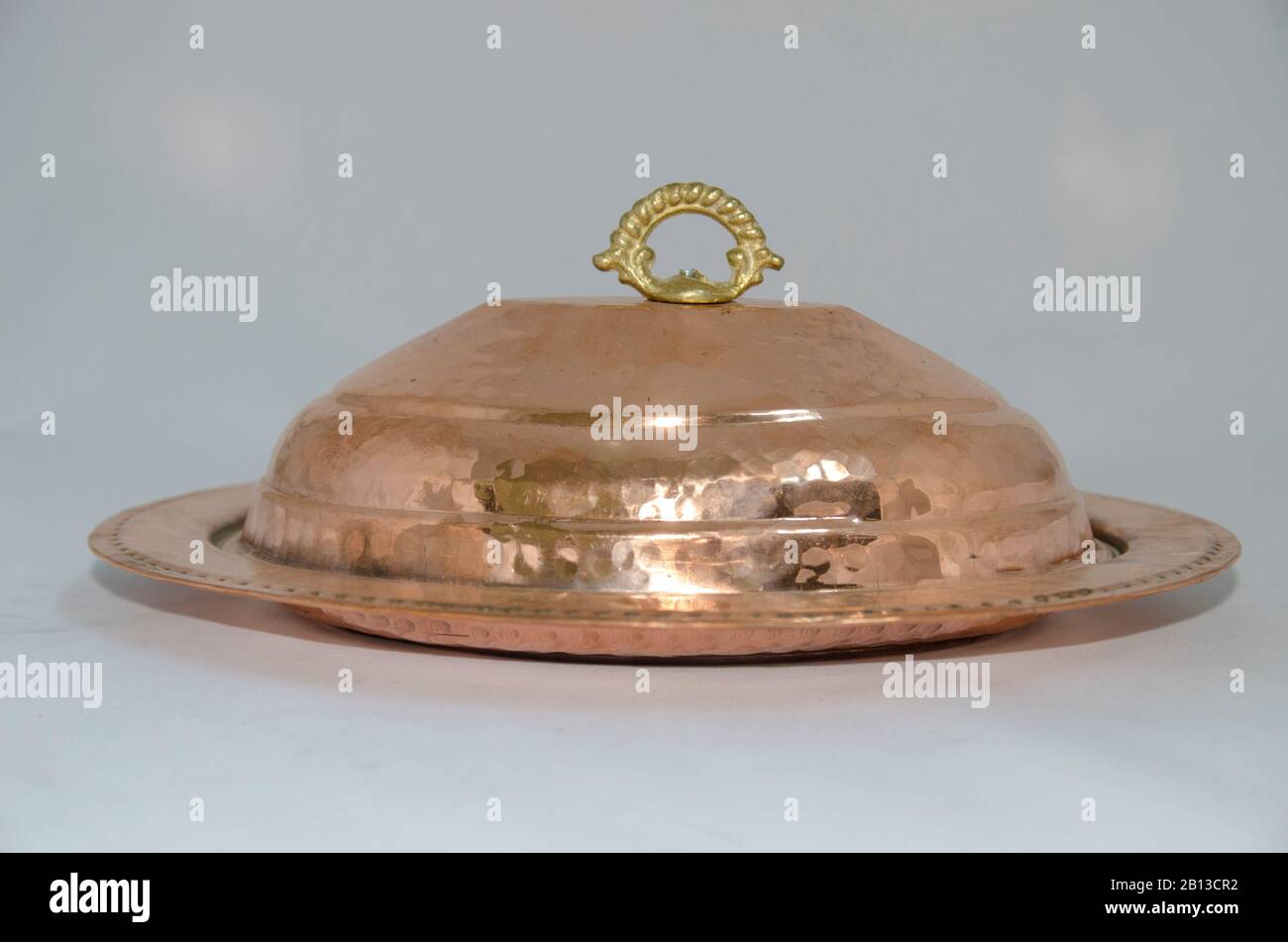 Copper Dinner Plate Stock Photo - Alamy