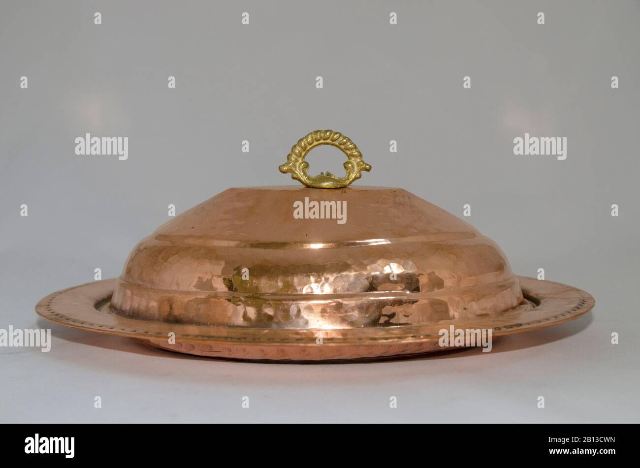 Copper Dinner Plate Stock Photo - Alamy