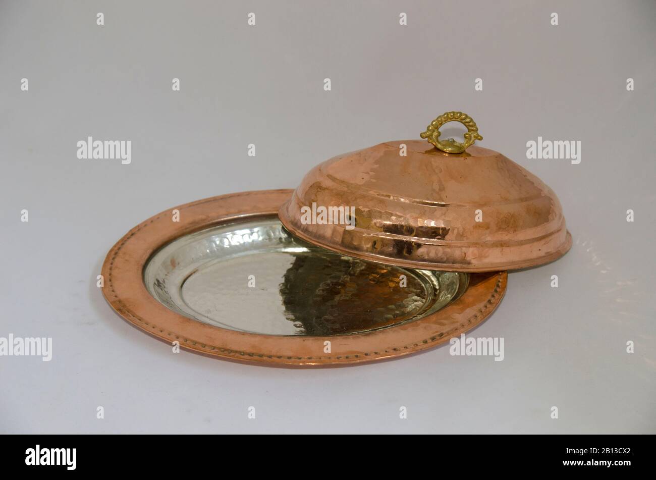 Copper Dinner Plate Stock Photo - Alamy