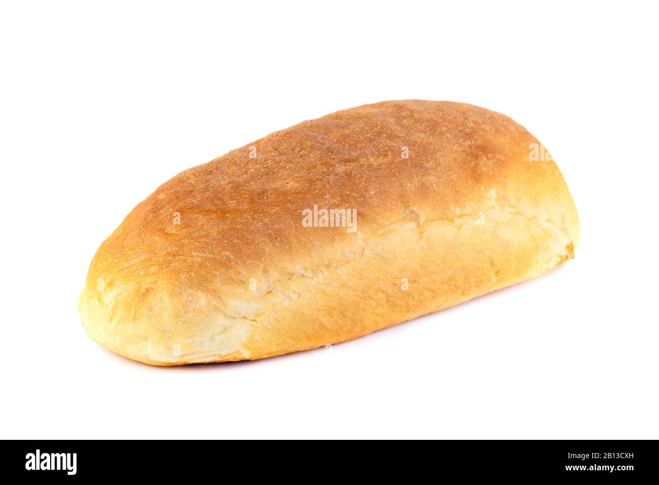 Fresh white bread isolated on a white background Stock Photo - Alamy