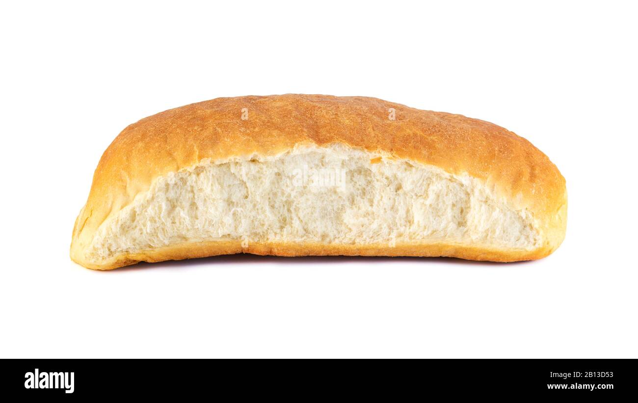 Fresh white bread isolated on a white background Stock Photo - Alamy