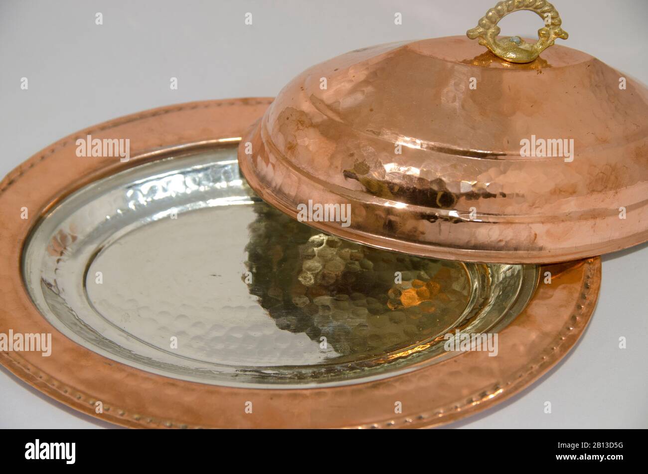 Copper Dinner Plate Stock Photo - Alamy