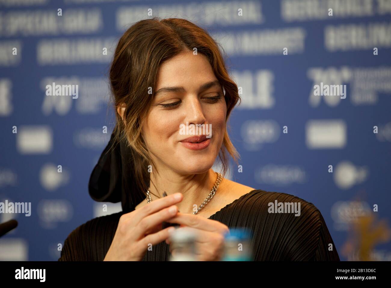 Actress Callie Hernandez at the press conference for the film One of ...